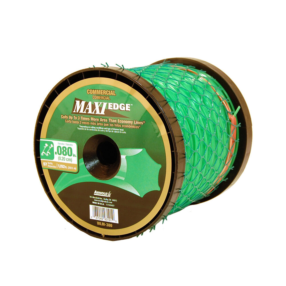 .080" Maxi Edge Commercial Trimmer Line Spool - Outdoor power equipment ...